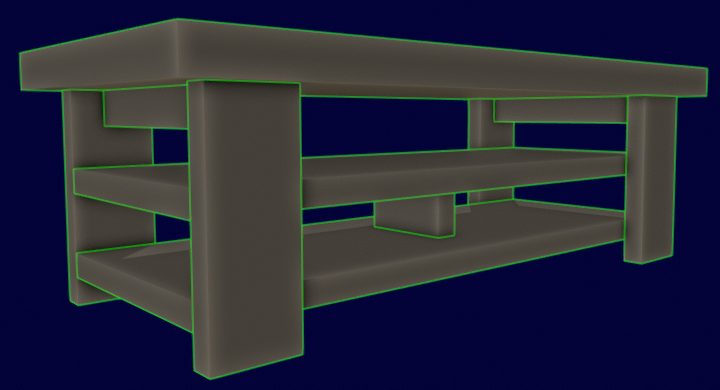 Table v1 Free 3D Model - .blend .dae - Free3D
