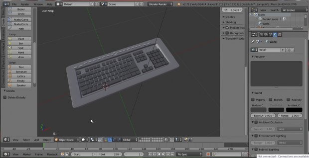 Keyboard Free 3D Model - .3ds .obj .blend .fbx - Free3D