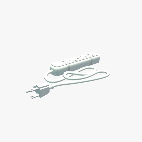 AC Power Strip v2 Free 3D Model - .obj .stl - Free3D