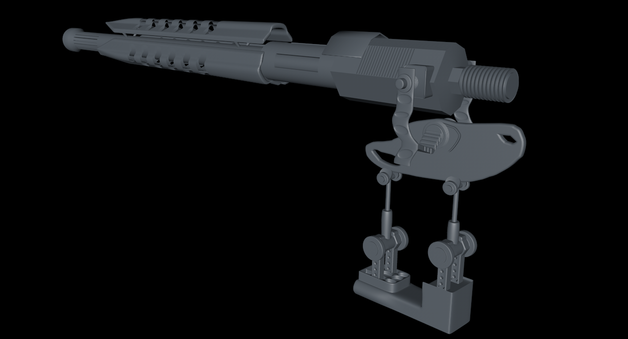Machine Gun Free 3D Model - .c4d - Free3D