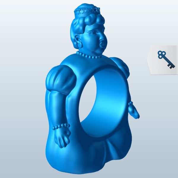 Fat queen V1 Free 3D Model - .obj .stl - Free3D