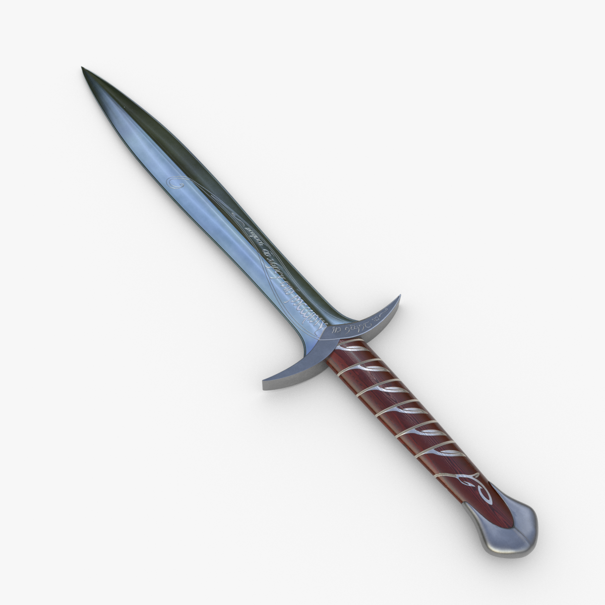 Sting Sword Free 3D Model - .Textures .obj .dae .3ds .fbx .blend - Free3D