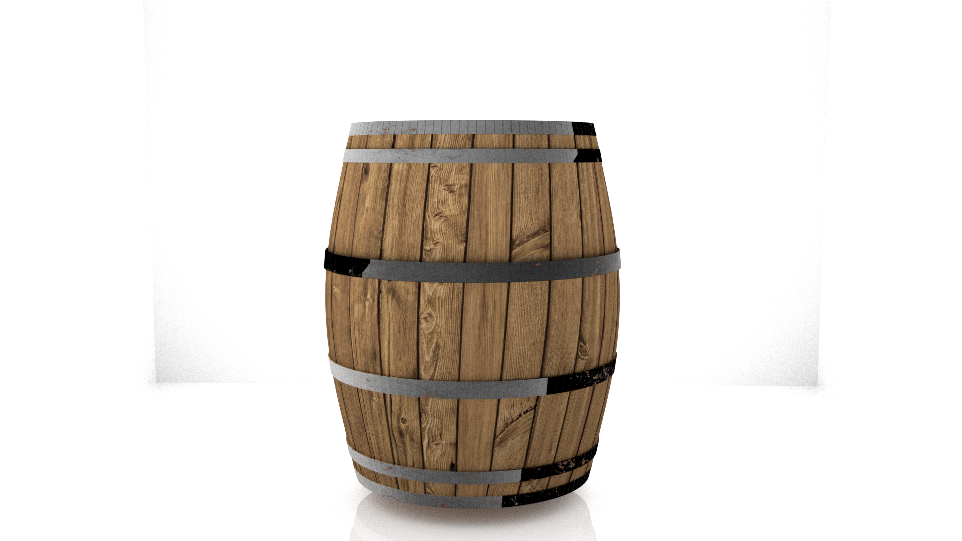 Wooden Barrel Free 3D Model - .obj .3ds - Free3D