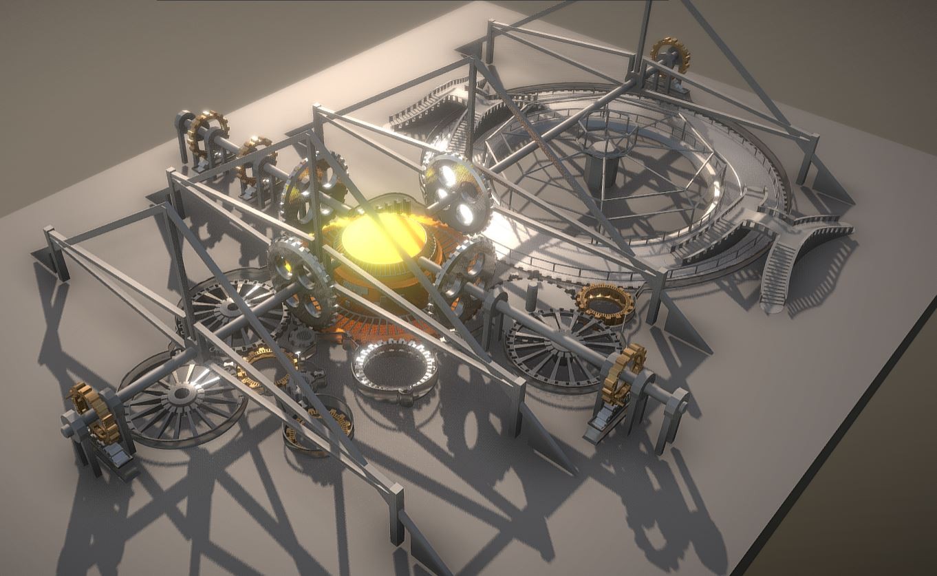 Mechanical City 0.15 Free 3D Model - . .blend - Free3D