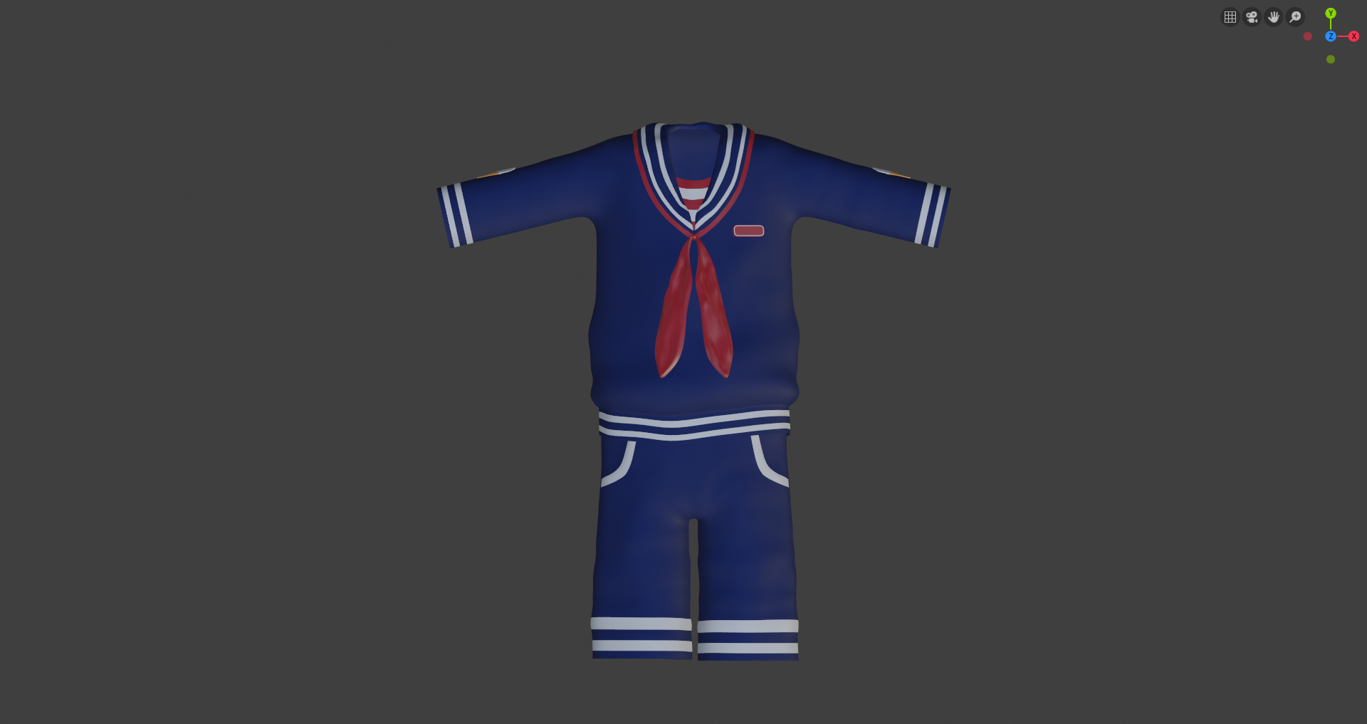 Stranger Things - Scoops Ahoy Uniform Free 3D Model - .obj .blend - Free3D