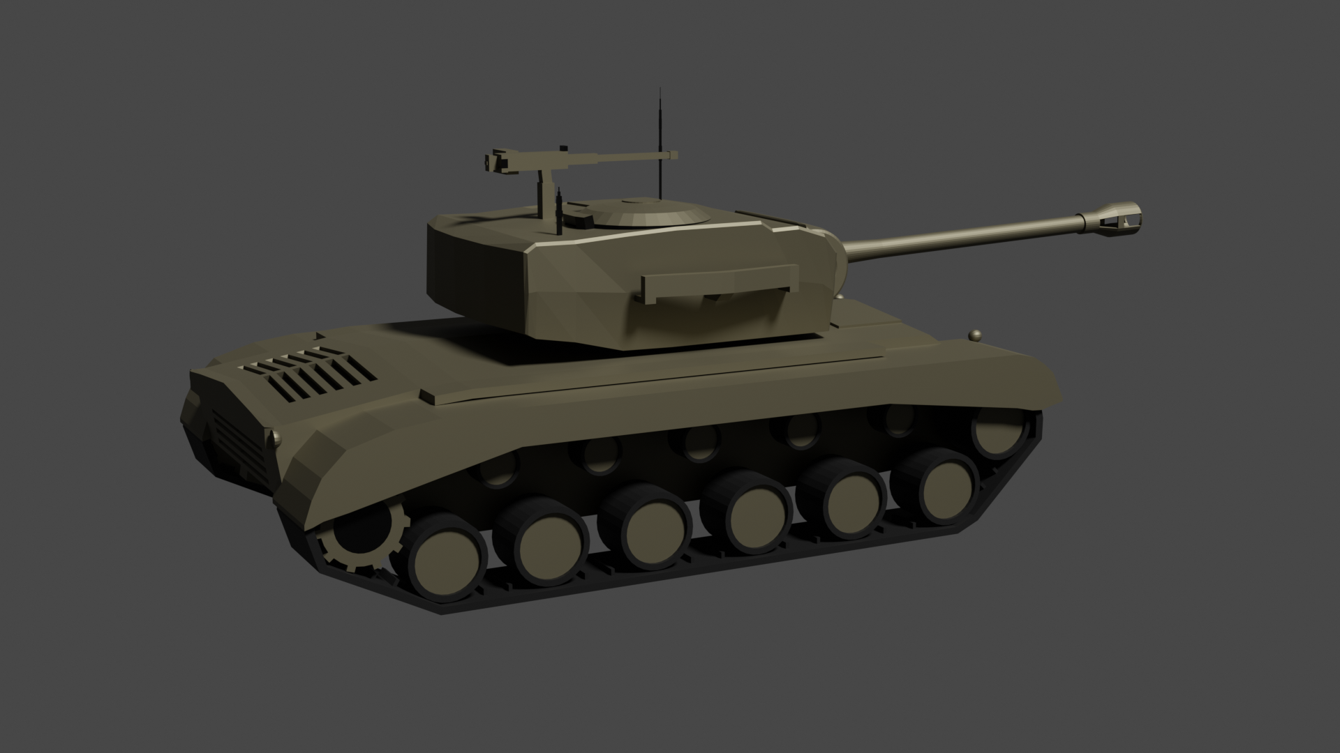 Tank low poly 2 Free 3D Model - .blend .obj .dae - Free3D