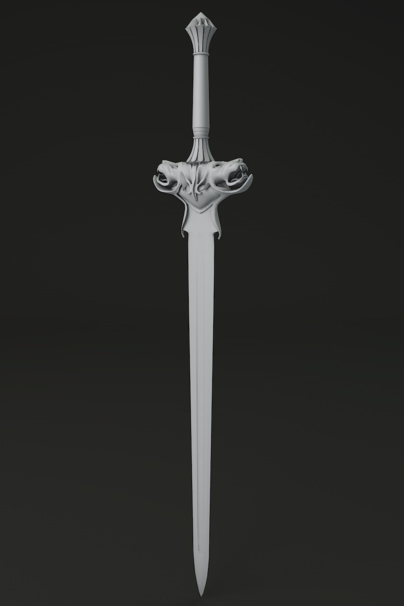 Sword Free 3D Model - .obj .c4d .fbx - Free3D