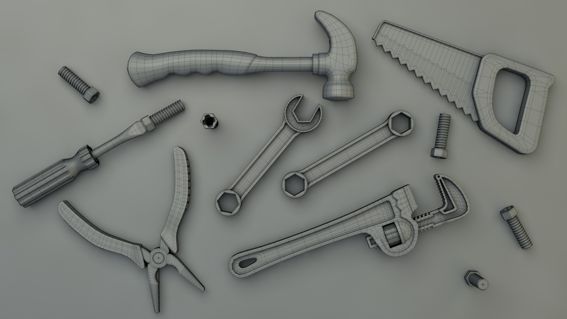Toy tool kit Free 3D Model - .c4d .obj - Free3D