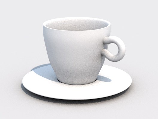 Coffee cup with saucer Free 3D Model - .c4d .stl - Free3D