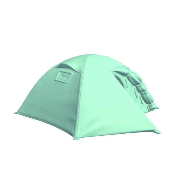 Backpacking Tent 2 man v1 Free 3D Model - .obj .stl - Free3D