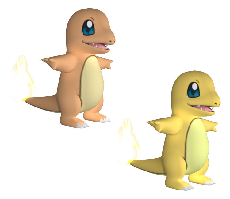 Charmander (Pokemon) Free 3D Model - .dae .fbx - Free3D