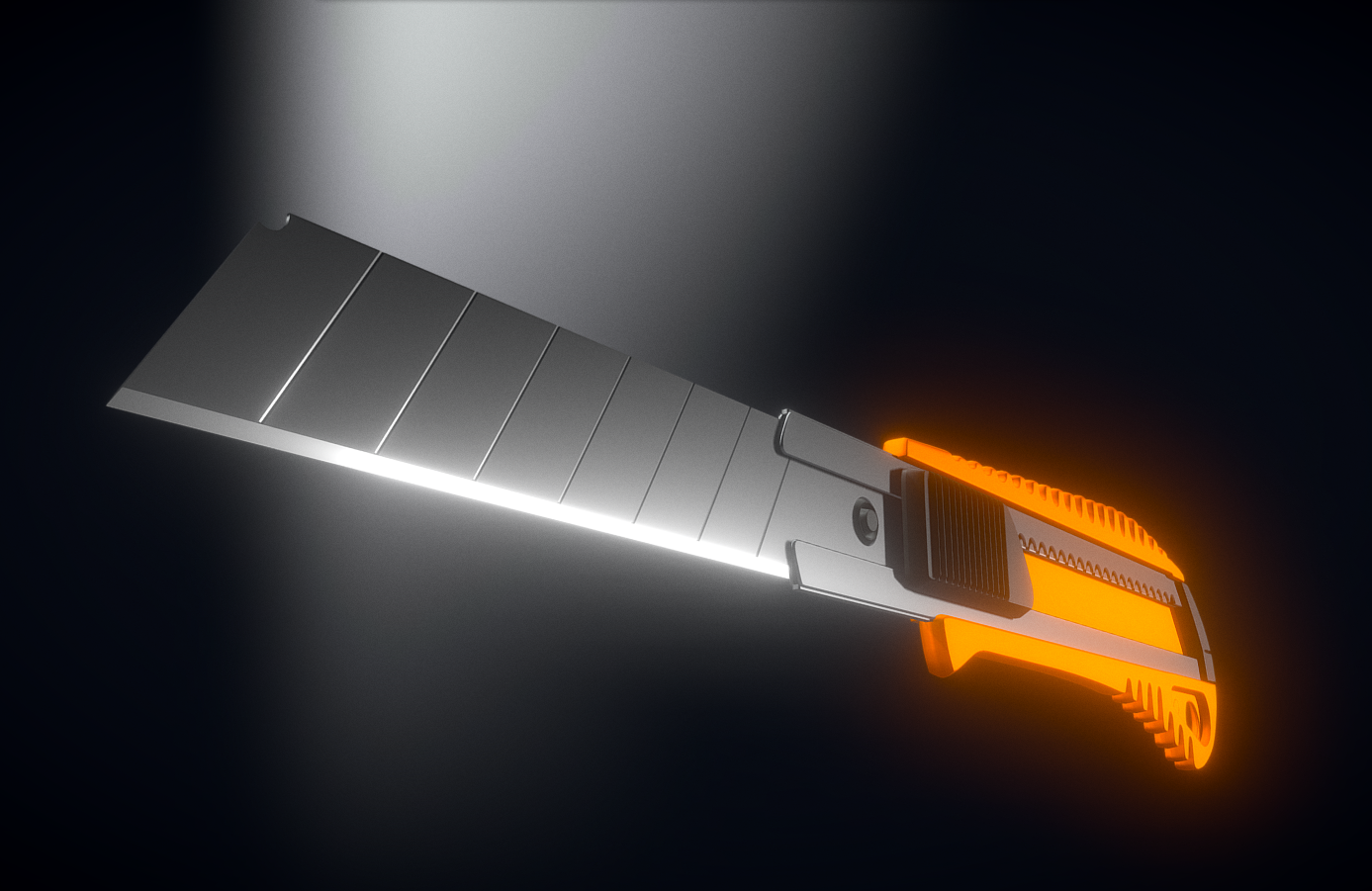 Box Cutter High-Poly Version Free 3D Model - .obj .blend .fbx .mtl - Free3D