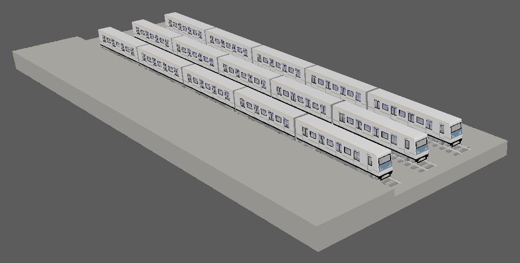 Metro Train Free 3D Model - .mb - Free3D