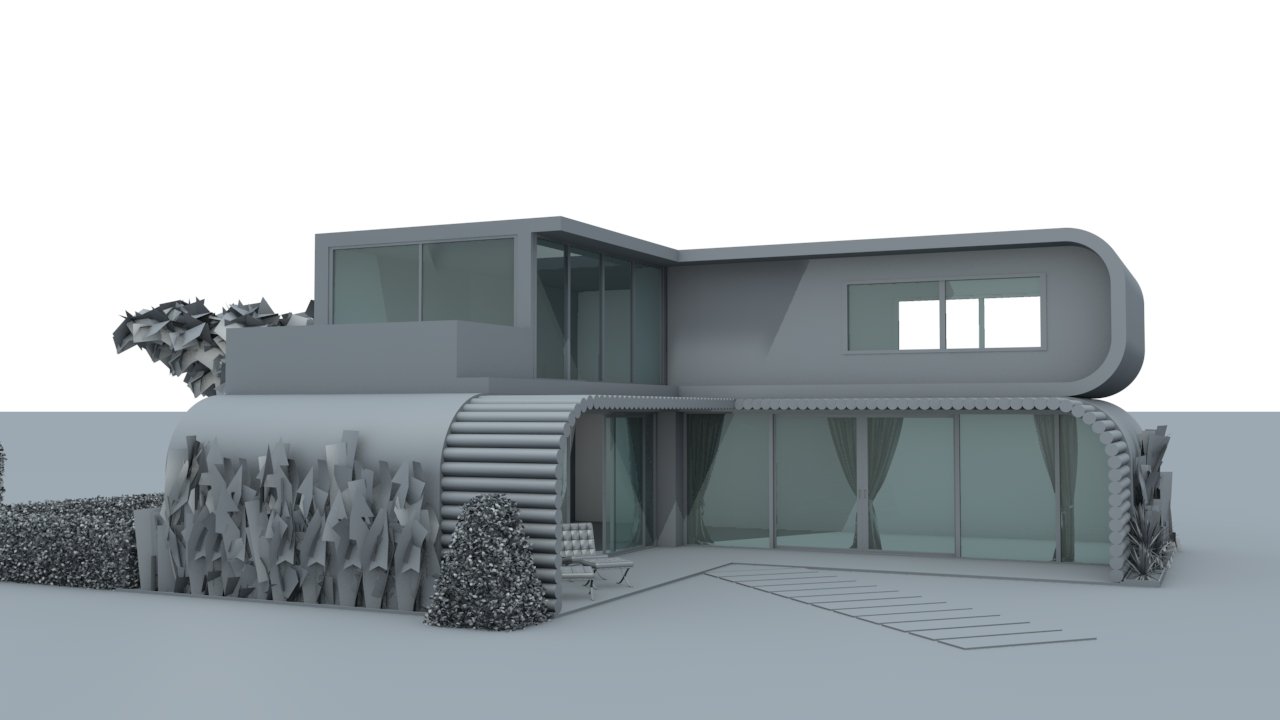 Desert House Free 3D Model - .c4d - Free3D