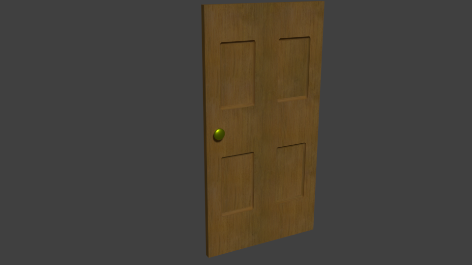 Interior door Free 3D Model - .blend - Free3D