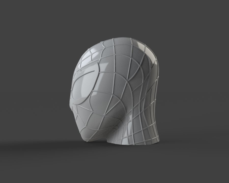 Spiderman Head Free 3D Model - .stl - Free3D
