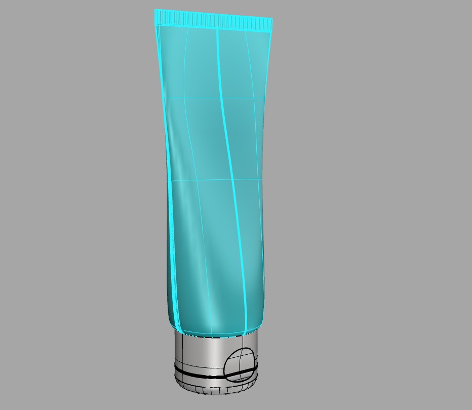 COSMETIC TUBE Free 3D Model - .obj .3dm .stp .fbx - Free3D