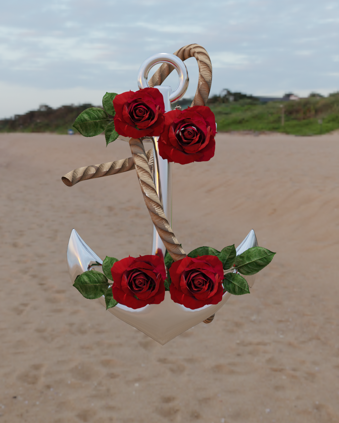 Decorative Anchor Free 3D Model - .blend - Free3D