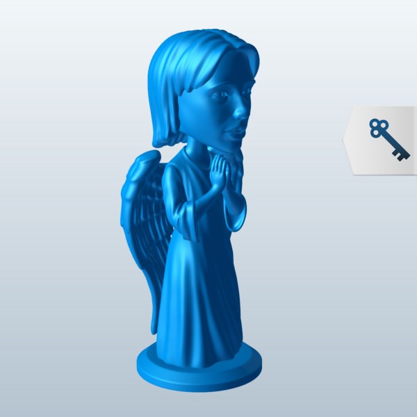 Angel v1 Free 3D Model - .obj .stl - Free3D