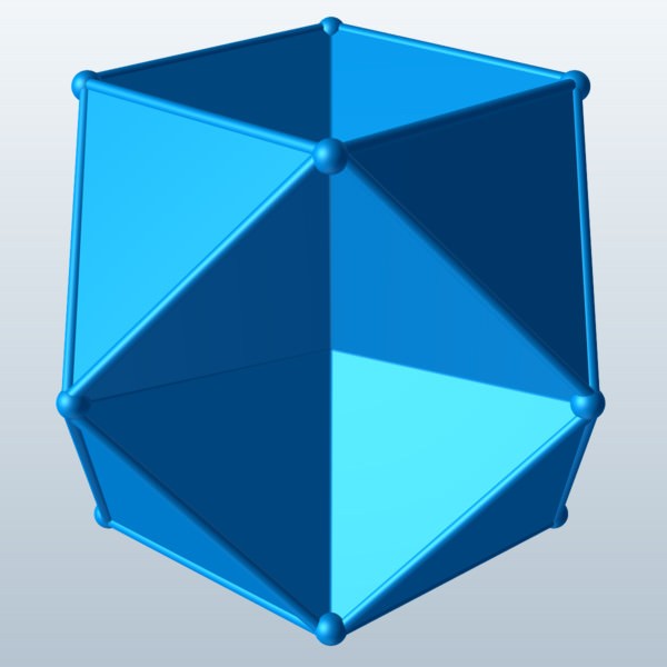 Octahemioctahedron v1 Free 3D Model - .obj .stl - Free3D