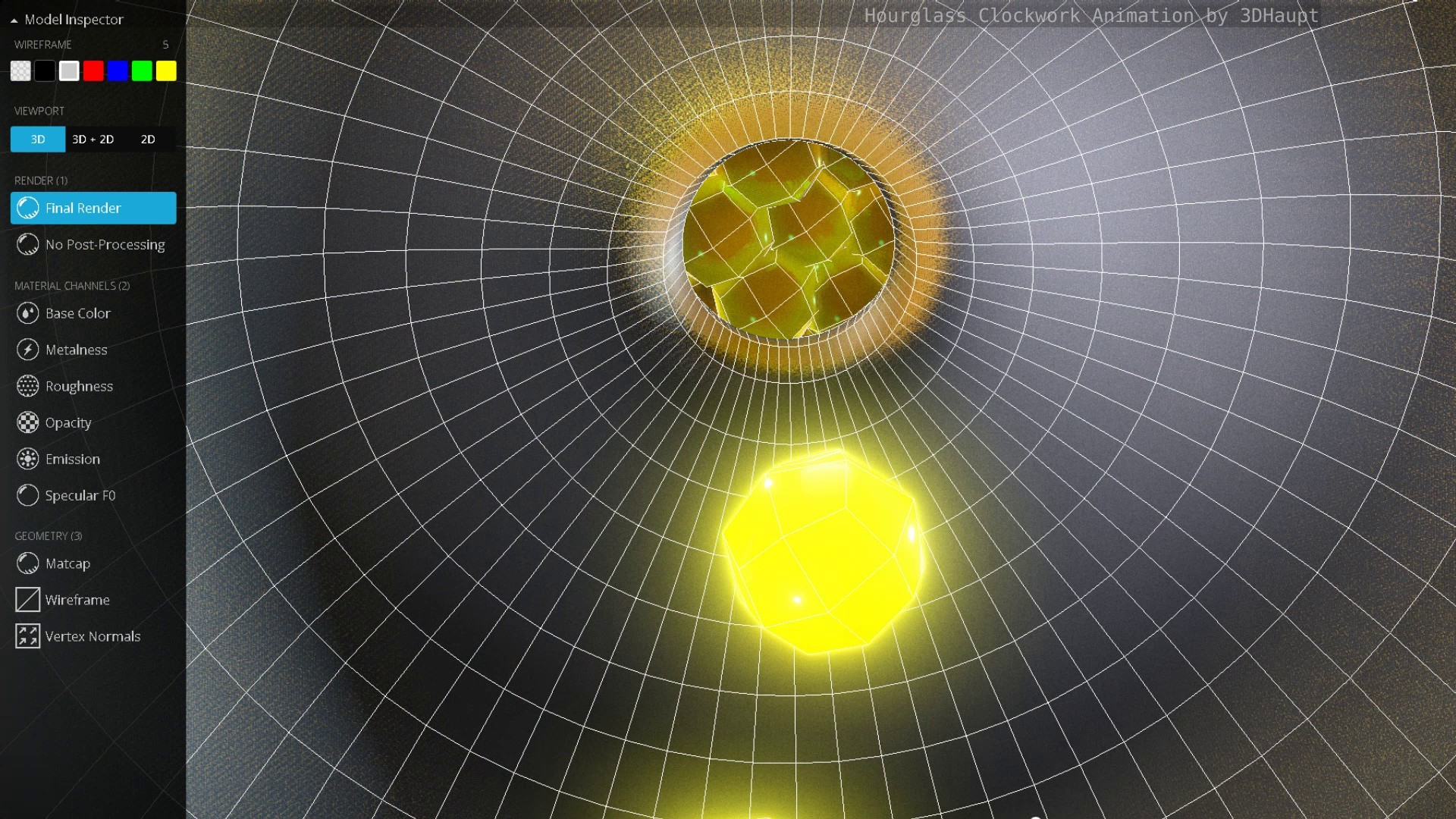 Hourglass Clockwork Animation Free 3D Model - .blend - Free3D