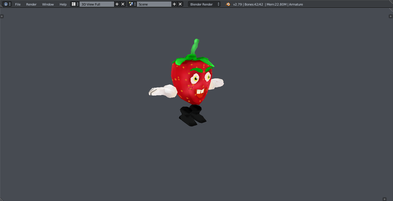Strawberry Free 3D Model - .blend .obj .fbx - Free3D