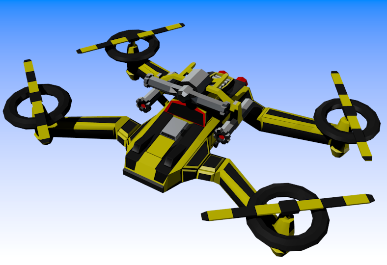 Drone Costume Free 3D Model - .blend .fbx .obj - Free3D