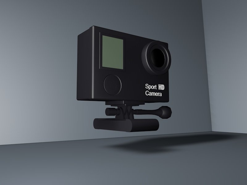 运动相机 免费的3D模型 - .3ds .obj .dae .fbx .dxf - Free3D