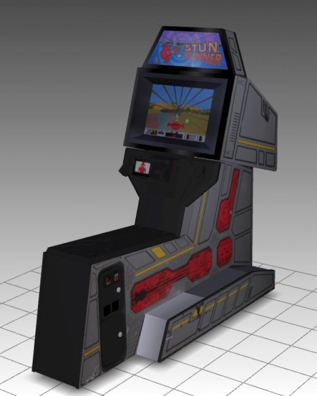 Stun Runner sitdown Arcade Machine Free 3D Model - .3ds - Free3D
