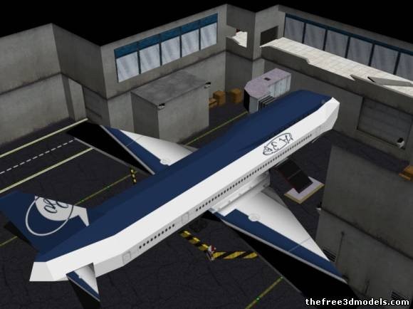 Cs_747 Free 3D Model - .obj - Free3D