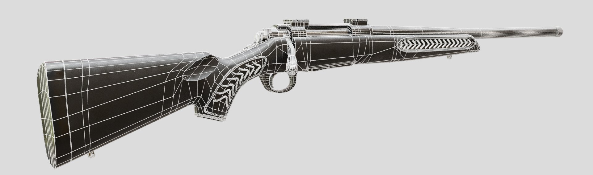 TC Compass Hunting Rifle Free 3D Model - .obj - Free3D