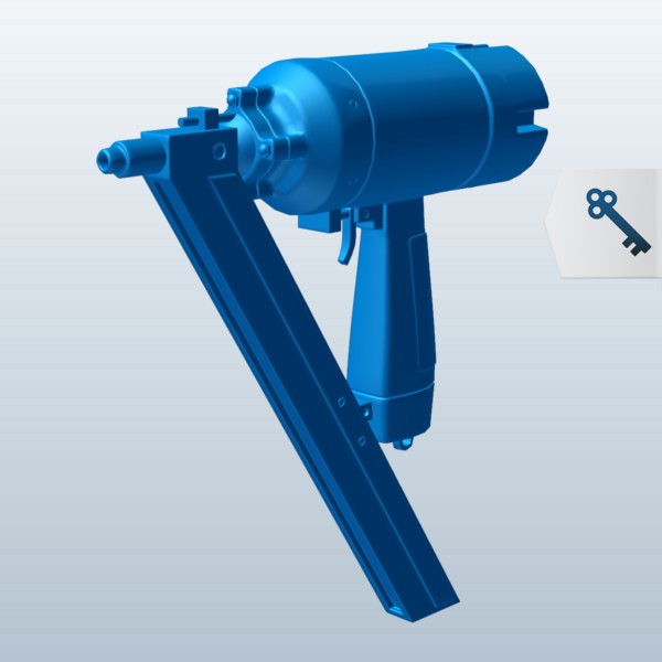 Nail Gun v1 Free 3D Model - .obj .stl - Free3D