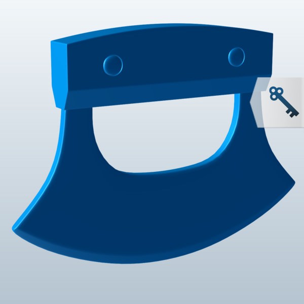 Ulu knife v1 Free 3D Model - .obj .stl - Free3D