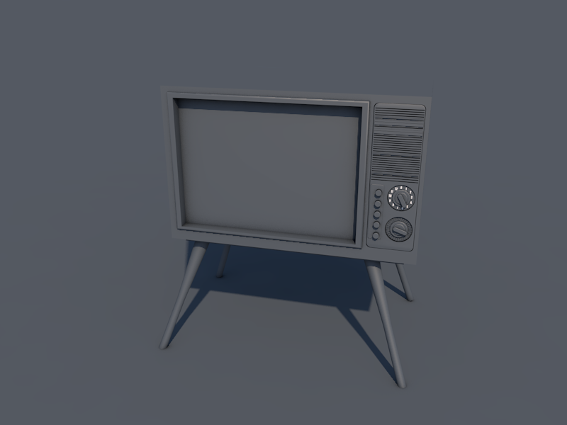 OLD TV Free 3D Model - .obj .c4d - Free3D