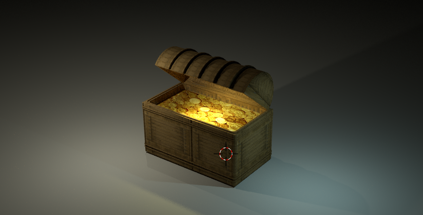 Treasure Box Free 3D Model - .blend - Free3D