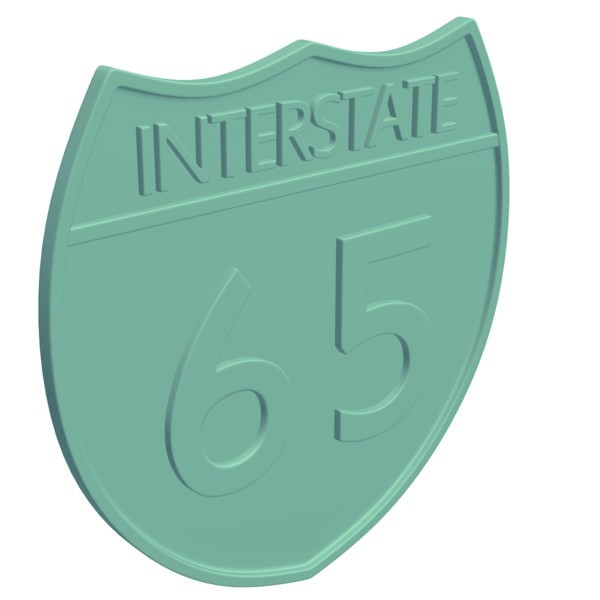 US InterstateSign v1 Free 3D Model - .obj .stl - Free3D