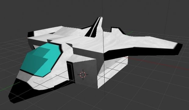 Low poly Space Ship Free 3D Model - .blend - Free3D