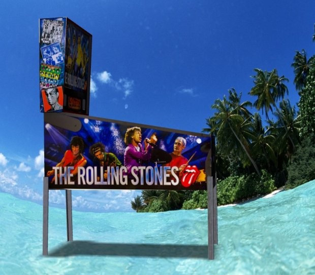 The Rolling Stones - Pinball Machine Free 3D Model - .3ds - Free3D