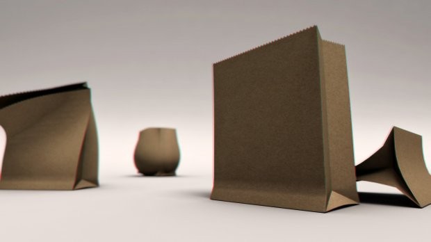 Paper Bag Rig Free 3D Model - .ma - Free3D