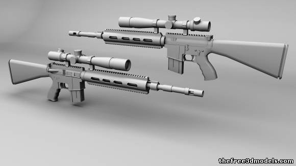 MK12 SPR Free 3D Model - .mb .fbx - Free3D