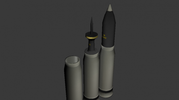 Ammo DM Rheinmetall (120mm) Free 3D Model - .3ds .obj .dae .fbx .mtl ...