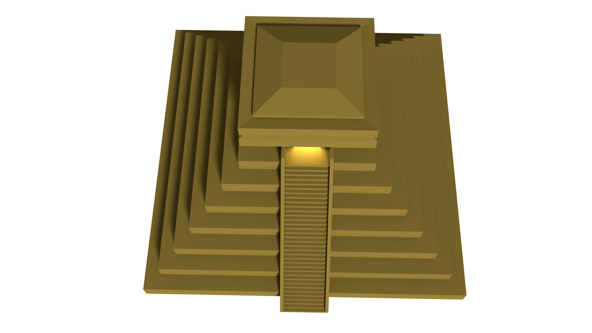 Mayan Pyramid Free 3D Model - .3ds .obj .blend .dae .fbx - Free3D