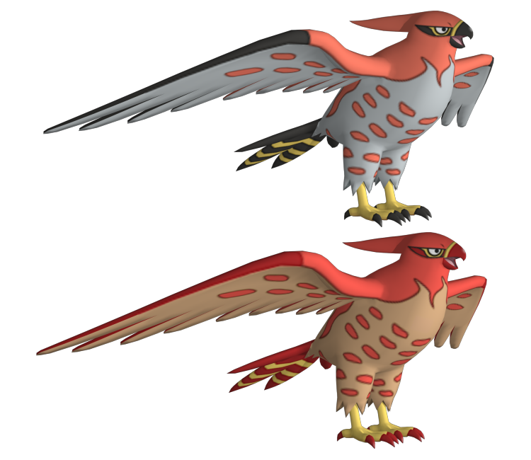 Talonflame (Pokemon) Free 3D Model - .dae .fbx - Free3D
