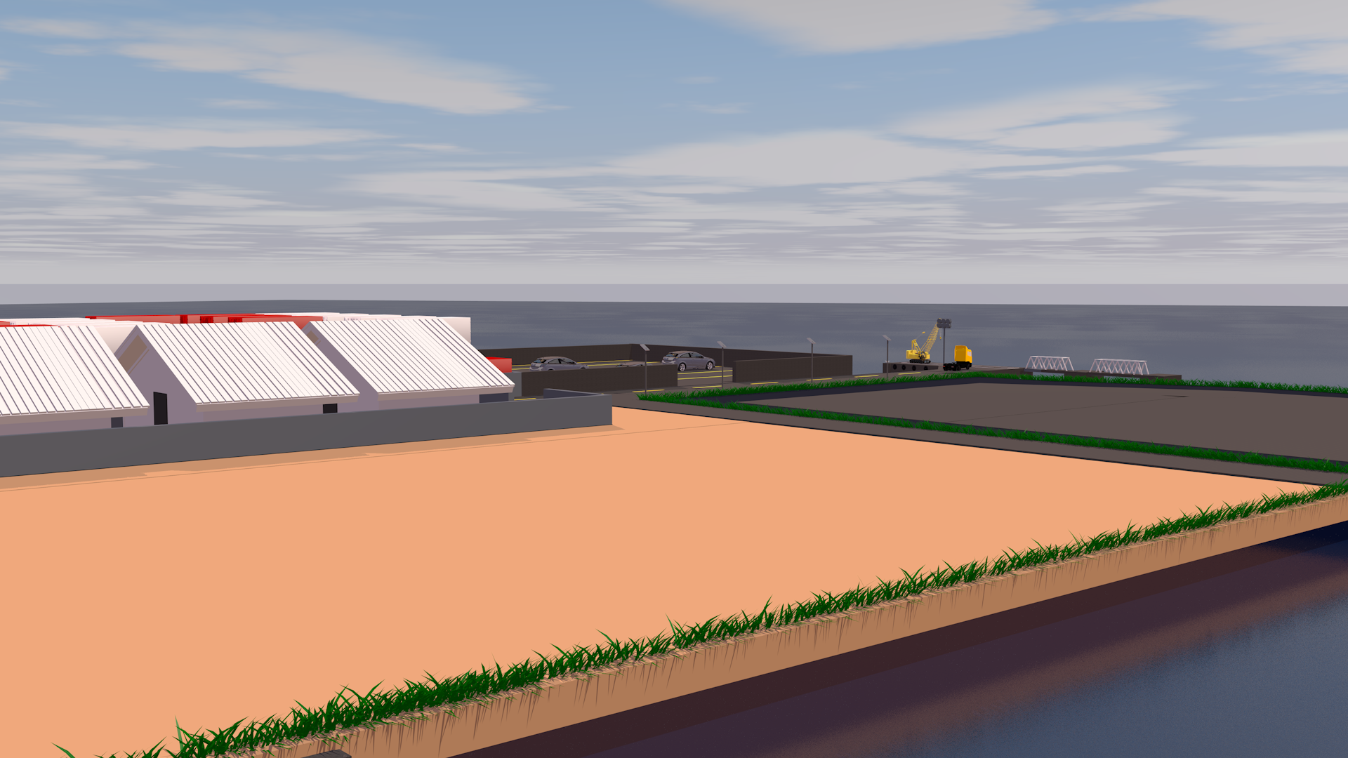 Port Area Project Free 3D Model - .c4d - Free3D