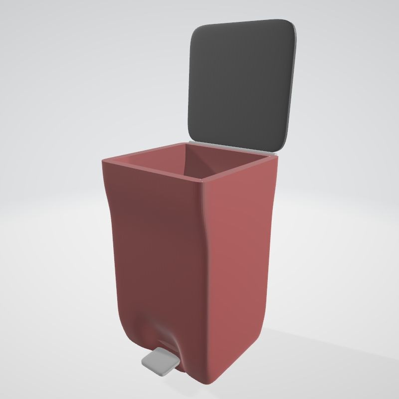 Trash can Free 3D Model - .obj - Free3D