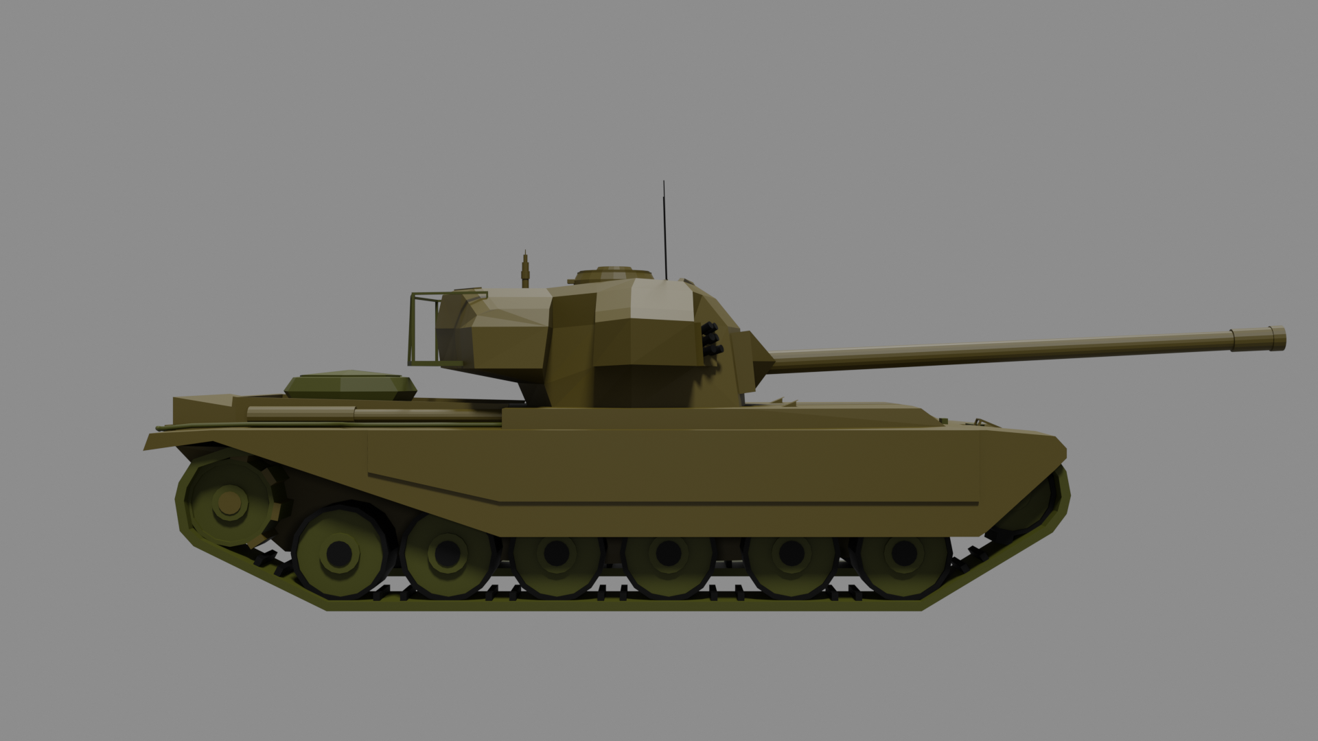 Tank low poly 3 Free 3D Model - .blend .obj .fbx .dae - Free3D