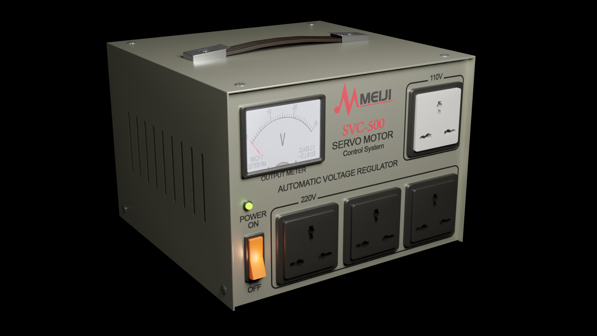Automatic Voltage Regulator (AVR) Free 3D Model - .blend - Free3D