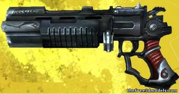 DarkSider Mercy Gun Free 3D Model - .obj .max .fbx .tga - Free3D