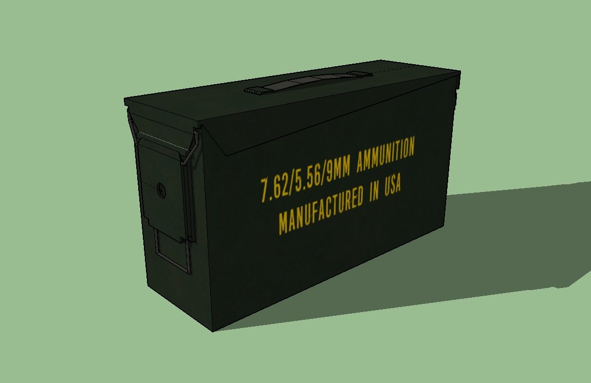 Ammo Box Free 3D Model - .fbx - Free3D