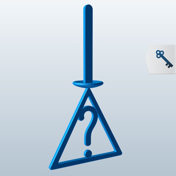 Question Mark v1 Free 3D Model - .obj .stl - Free3D